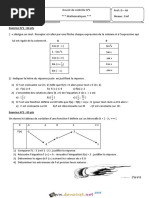 Série D'exercices - Math - Matrices Et Systèmes - Bac Info | PDF | Matrice (Mathématiques ...
