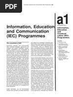 IEC Materials for HIV Education Campaigns | PDF | Communication | Mass ...