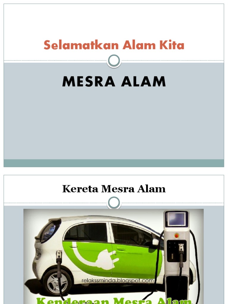 Selamatkan Alam Kita | PDF