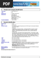 MSDS - Paint Remover | PDF | Dangerous Goods | Fires