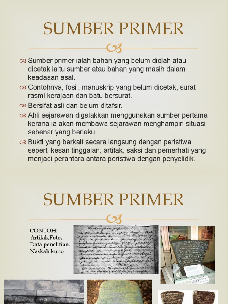 Sumber Primer Dan Sekunder GKB | PDF