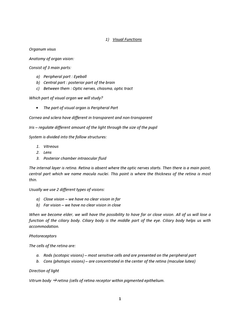 Ophthalmology Lectures PDF | PDF | Cornea | Visual Acuity