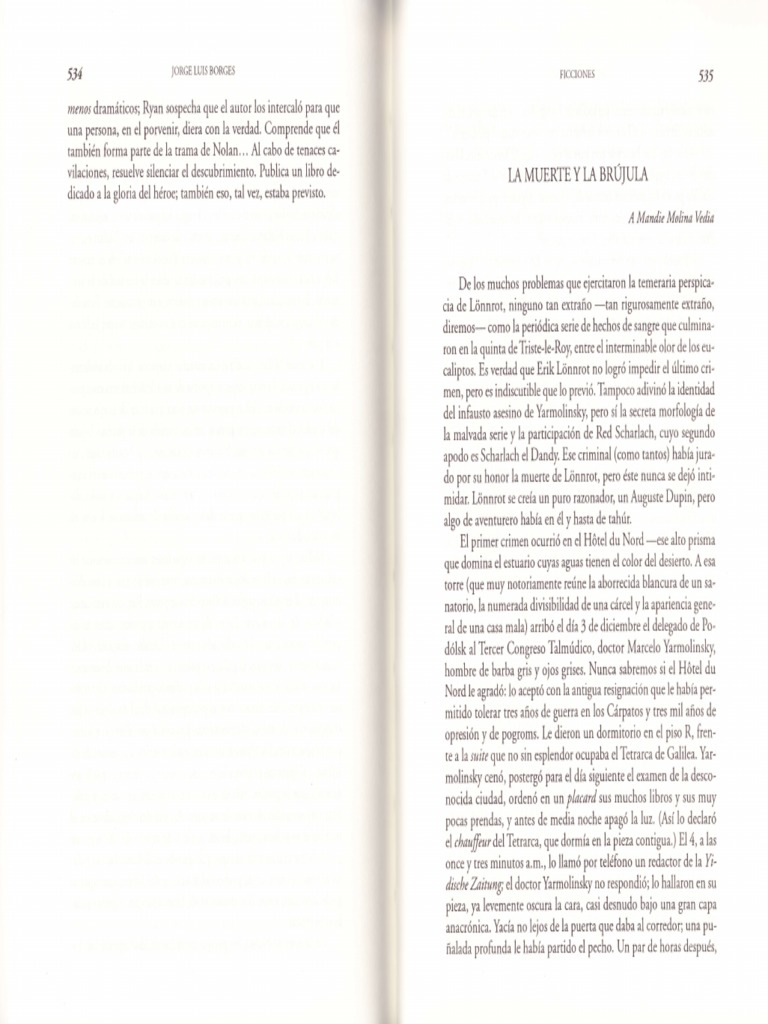 Borges, La Muerte y La Brújula | PDF