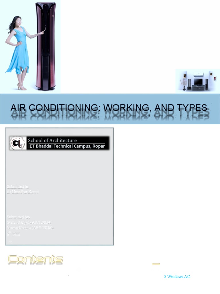 Air Conditioning System | PDF | Air Conditioning | Humidity