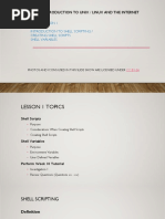 Shell Script Check List and Template | PDF