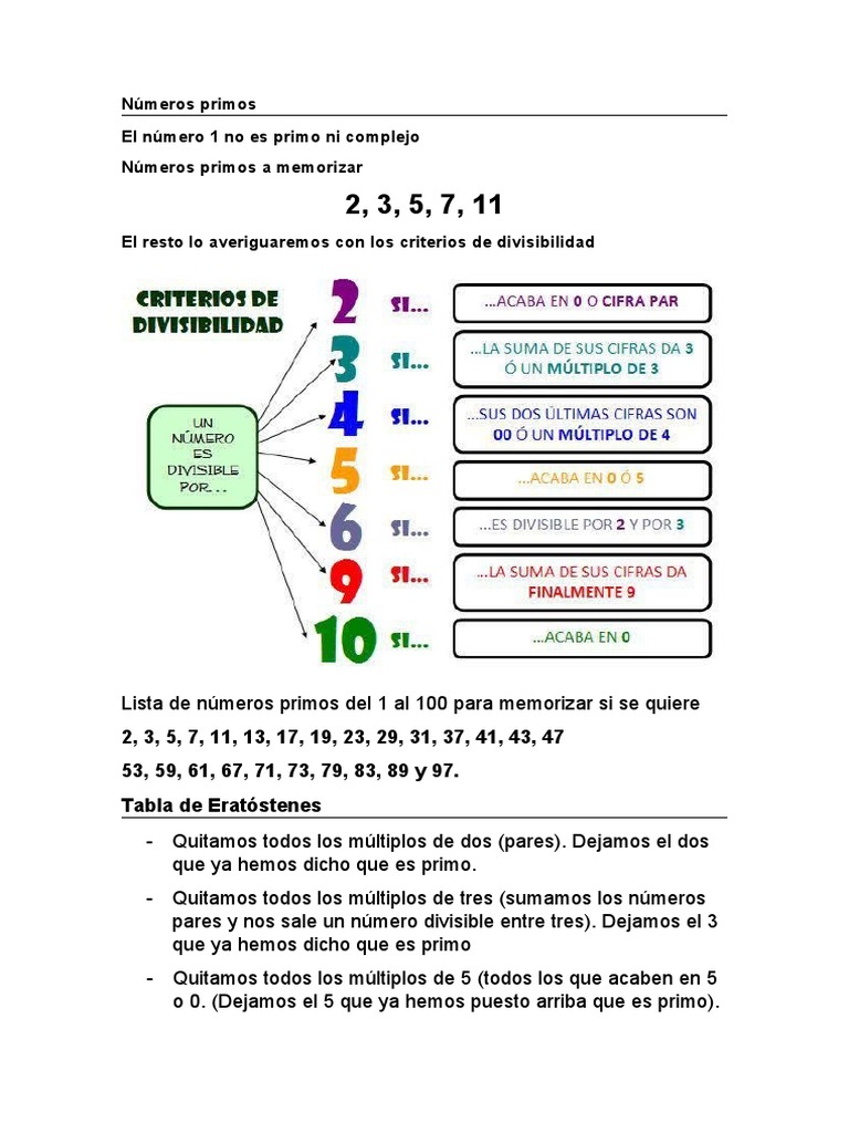 Números Primos | PDF