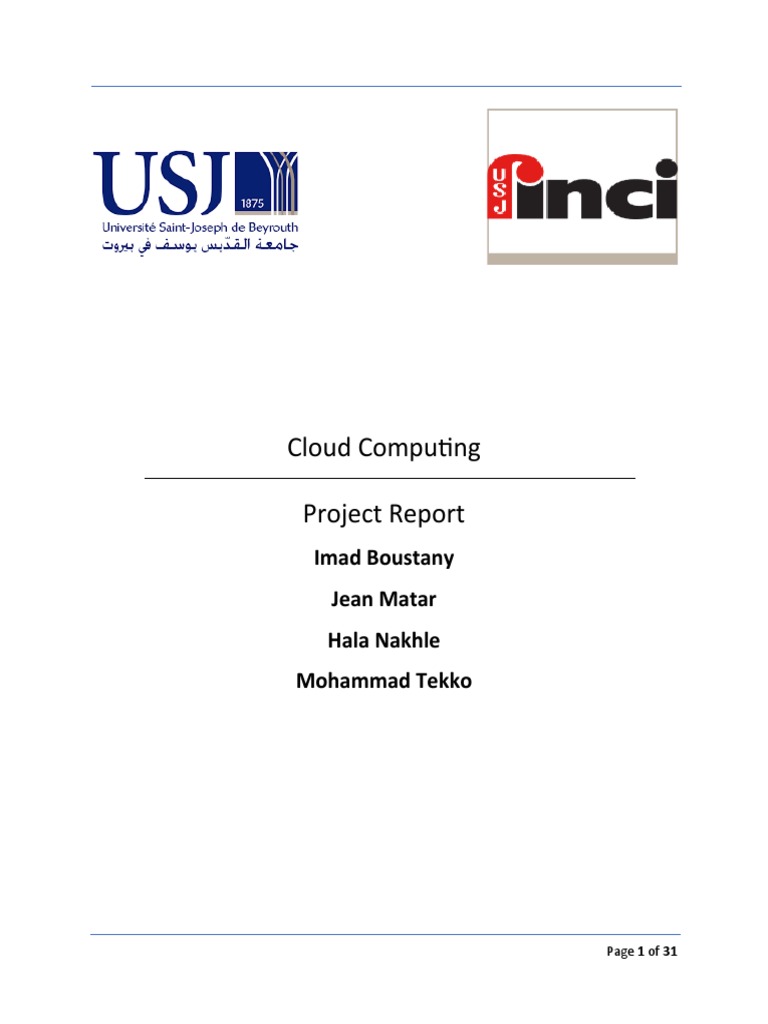 Cloud Computing Report | PDF | Platform As A Service | Cloud Computing