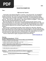Free Time Activities Paragraph Writing | PDF | Leisure