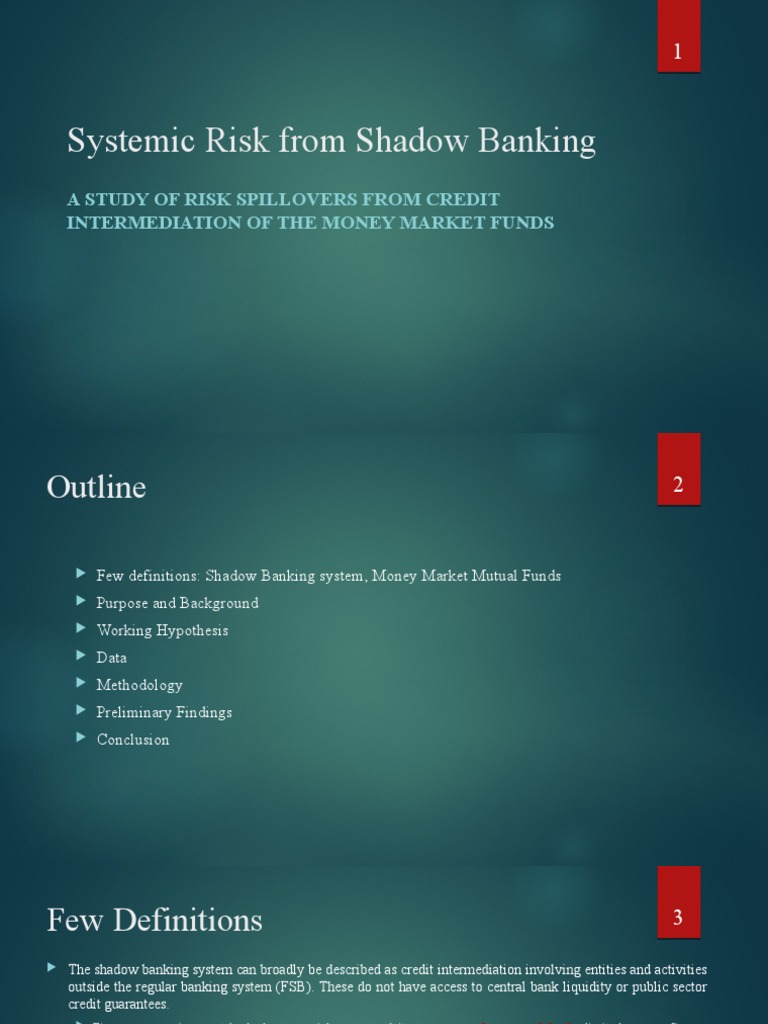 Annual Presentation - Shadow Banking | PDF | Money Market Fund | Shadow ...