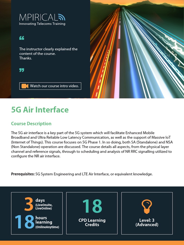 5G Air Interface | PDF | Mimo | Telecommunications Standards