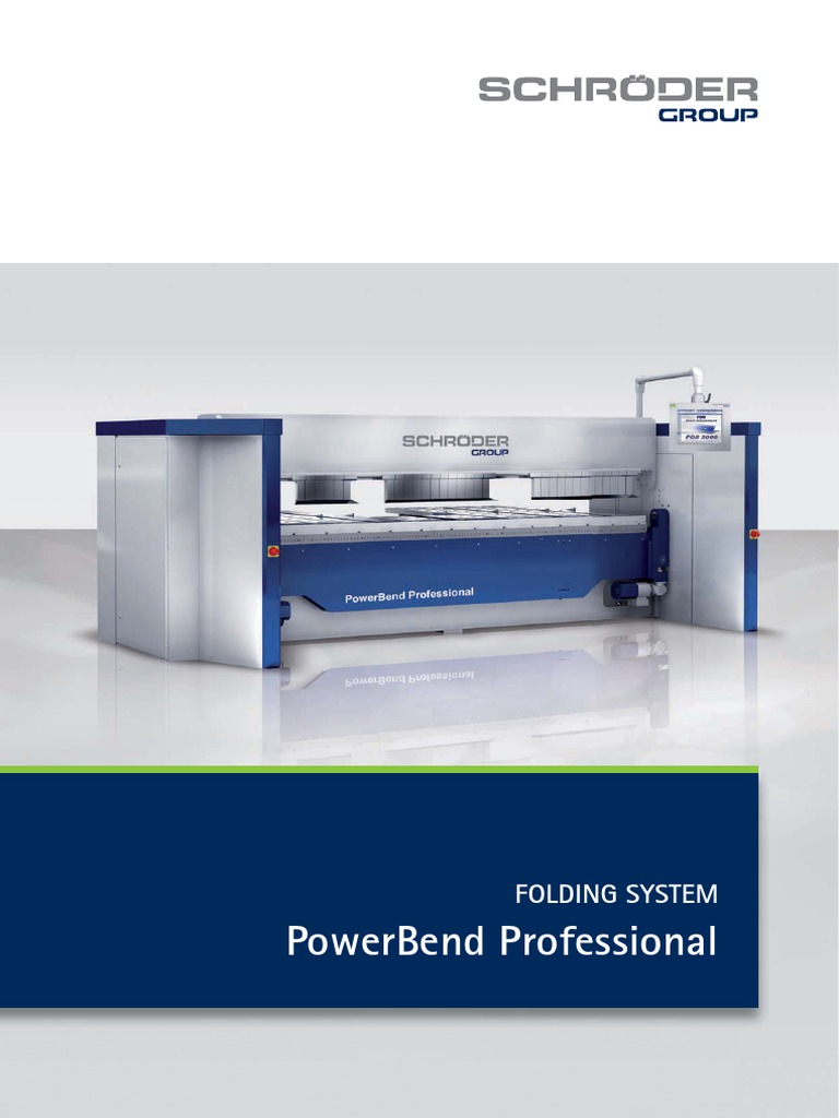 Schroder Brochure - PowerBend - Professional - EN | PDF | Sheet Metal ...