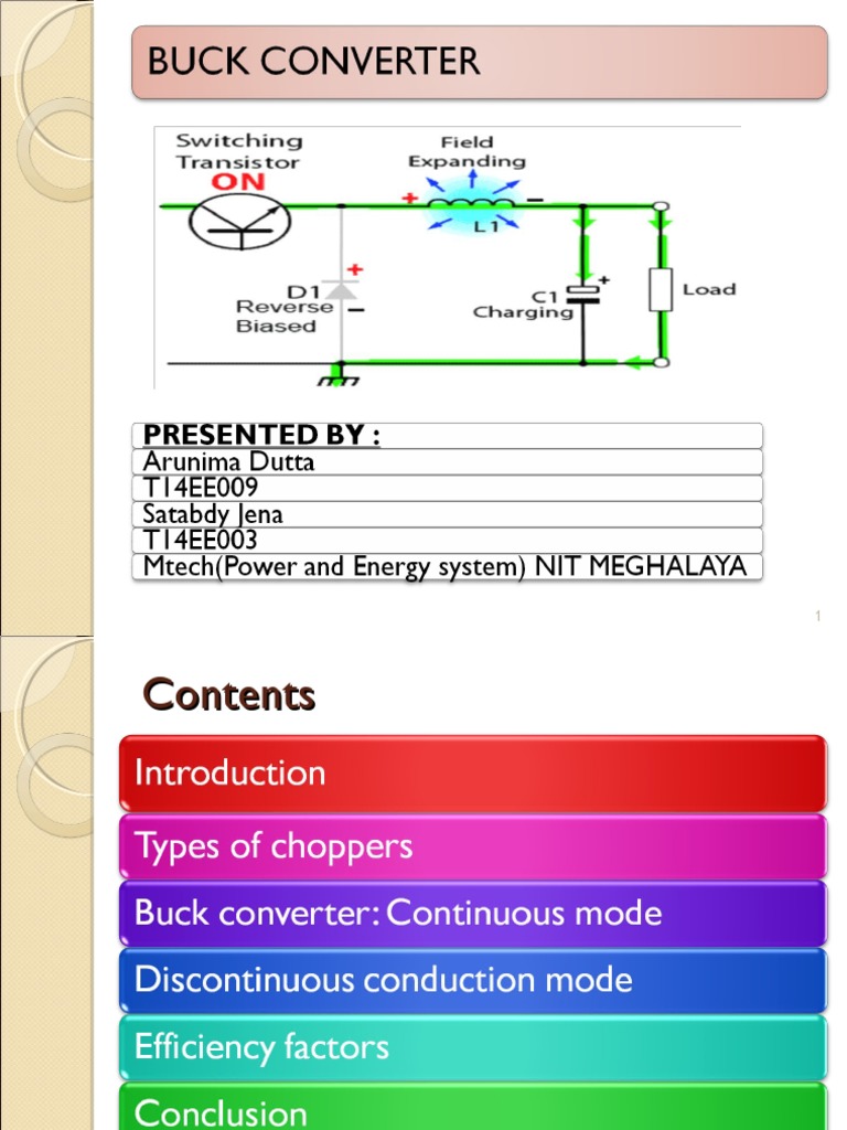 Chopper DC-DC Converters: Buck Converter Operation in CCM and DCM Modes ...