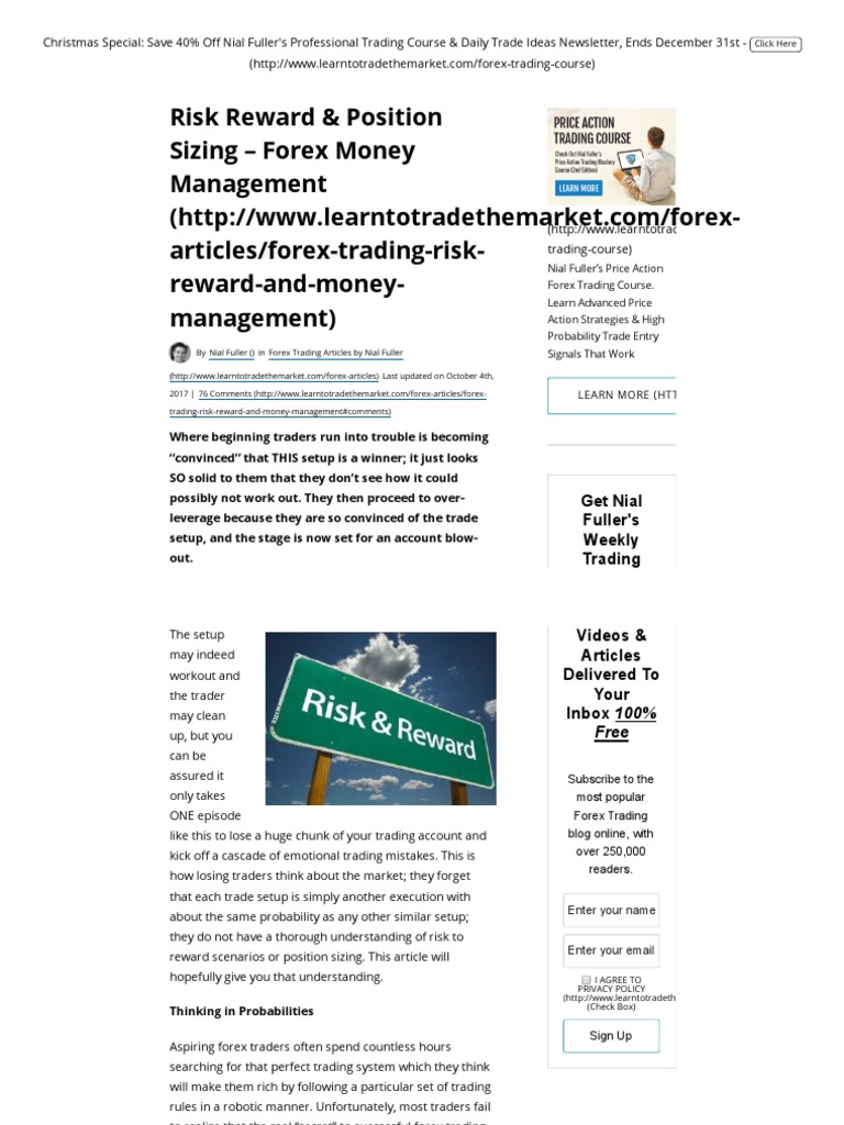 1.5-Risk Reward & Position Sizing - Trading Money Management Learn To ... 1.5-Risk Reward & Position Sizing - Trading Money Management Learn To ...