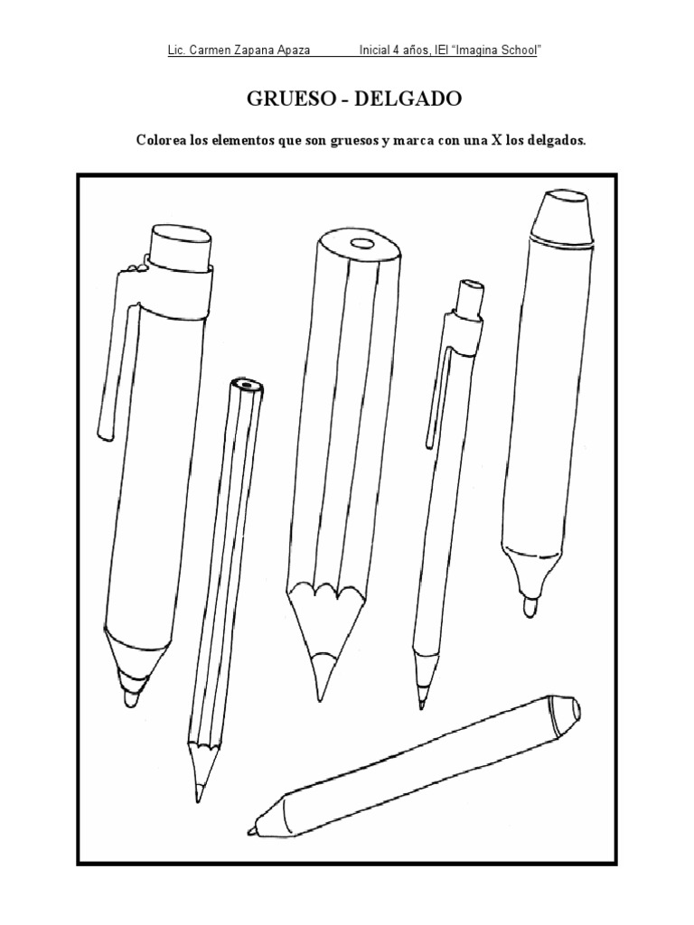 Grueso y Delgado | PDF