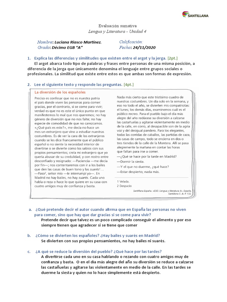 10 Egb Sumativa | PDF