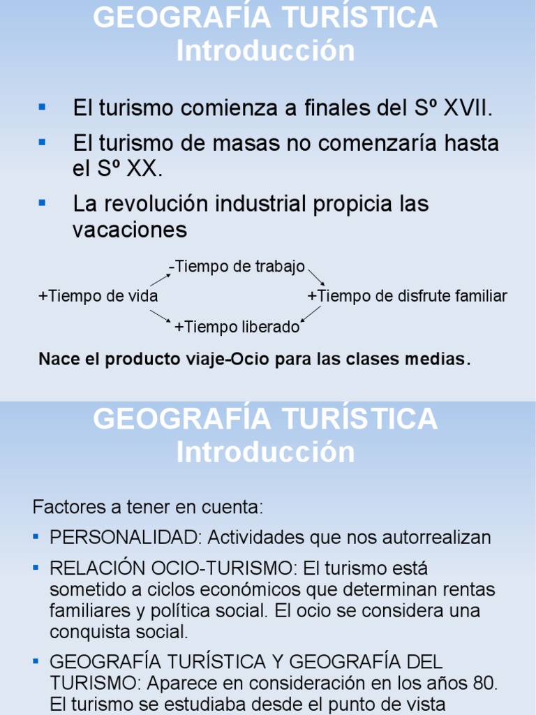 Geografía Turística