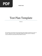 IEEE-829 Test Plan Format | PDF | Software Testing | Software Bug