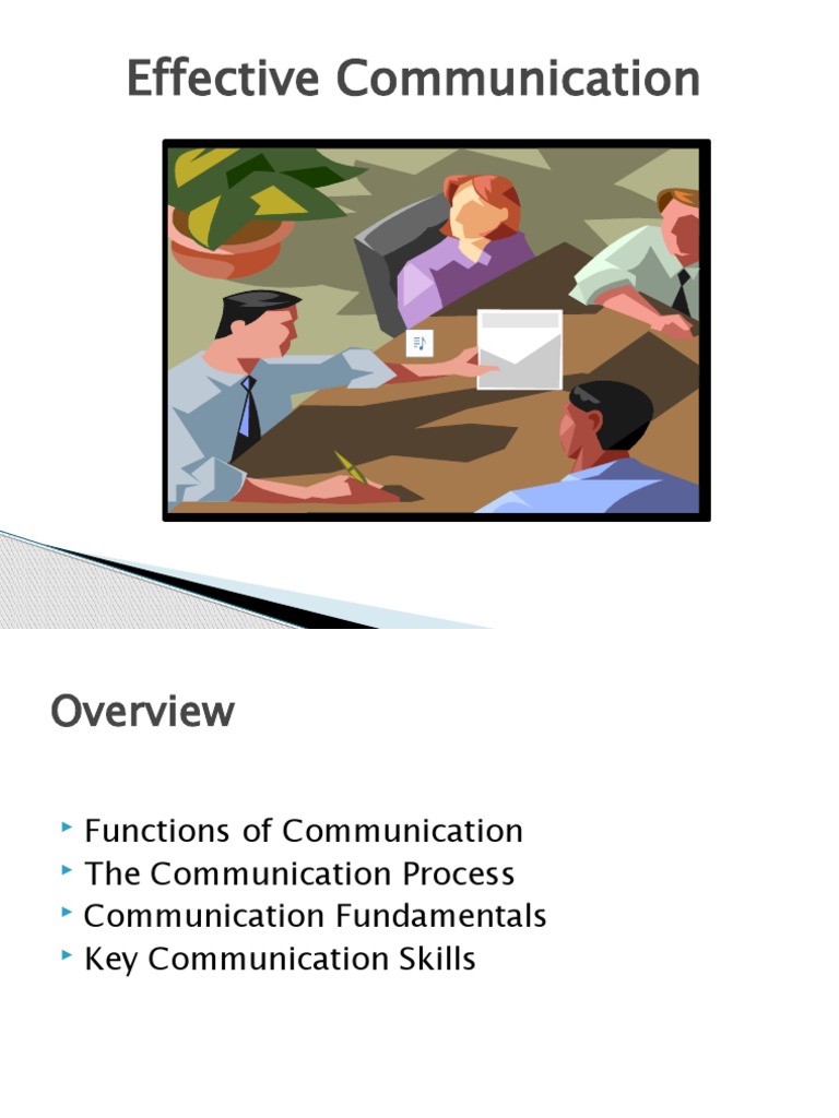 Effective Communication Skills Guide | PDF | Communication | Cognitive ...