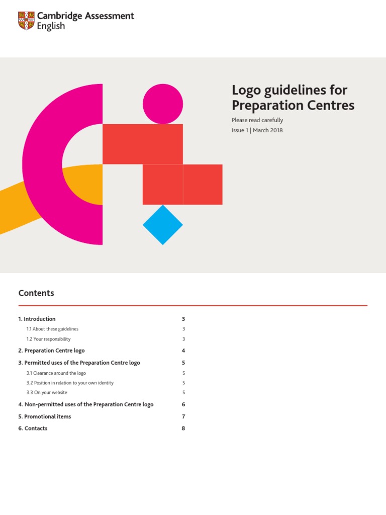 Preparation Centre Logo Usage Guidelines | PDF | Logos | Communication