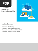 AZ-104T00A Microsoft Azure Administrator | PDF | Microsoft Azure | Computer Network