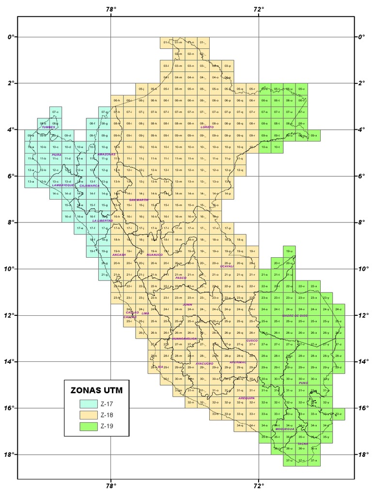 Códigos y Zonas de Perú | PDF