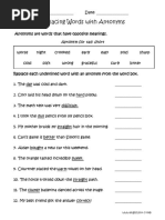 7th Grade Grammar Worksheets PDF | PDF