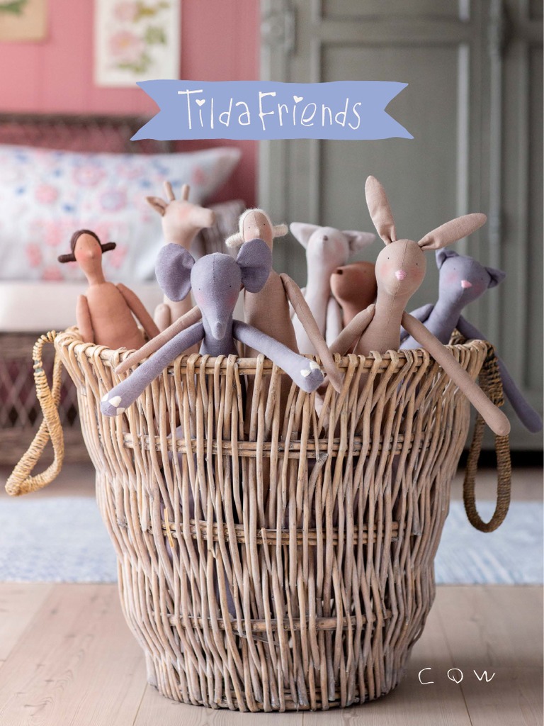 Tilda Friends Cow DIY | PDF | Sewing | Seam (Sewing)