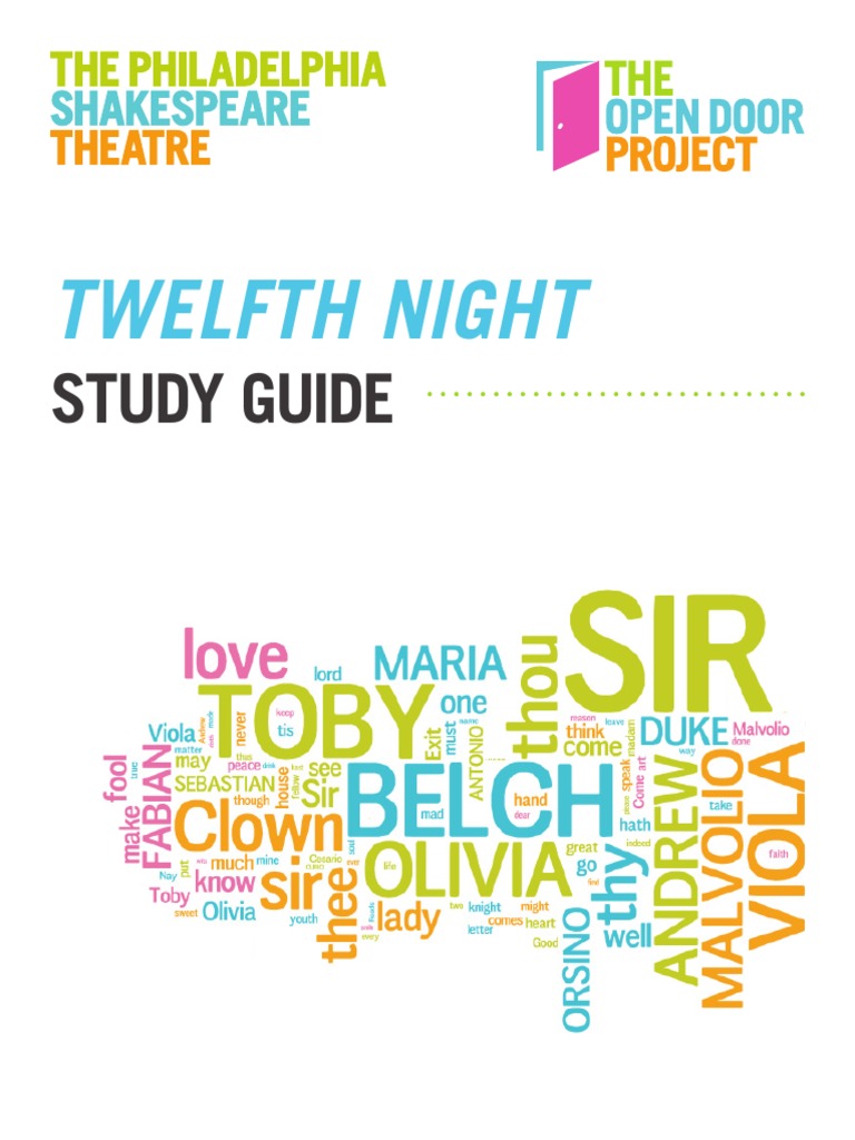 Twelfth Night: Study Guide | PDF | Twelfth Night | William Shakespeare