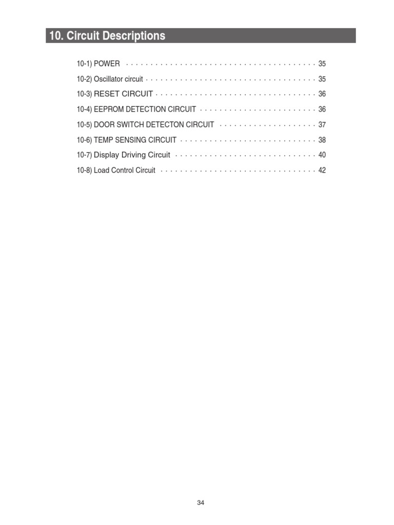 Circuit Descriptions | PDF | Relay | Direct Current