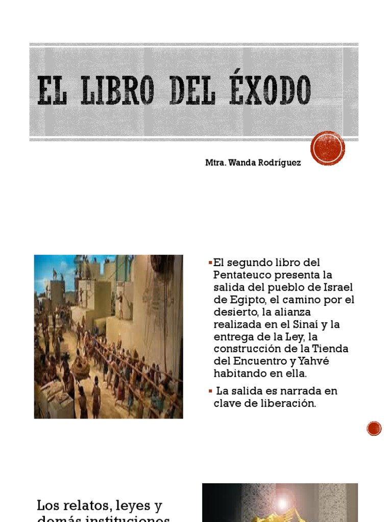 Éxodo | PDF | Libro del éxodo | Moisés