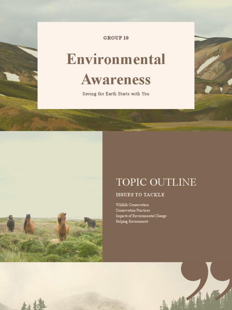STS Environmental Awareness | PDF | Human Impact On The Environment ...