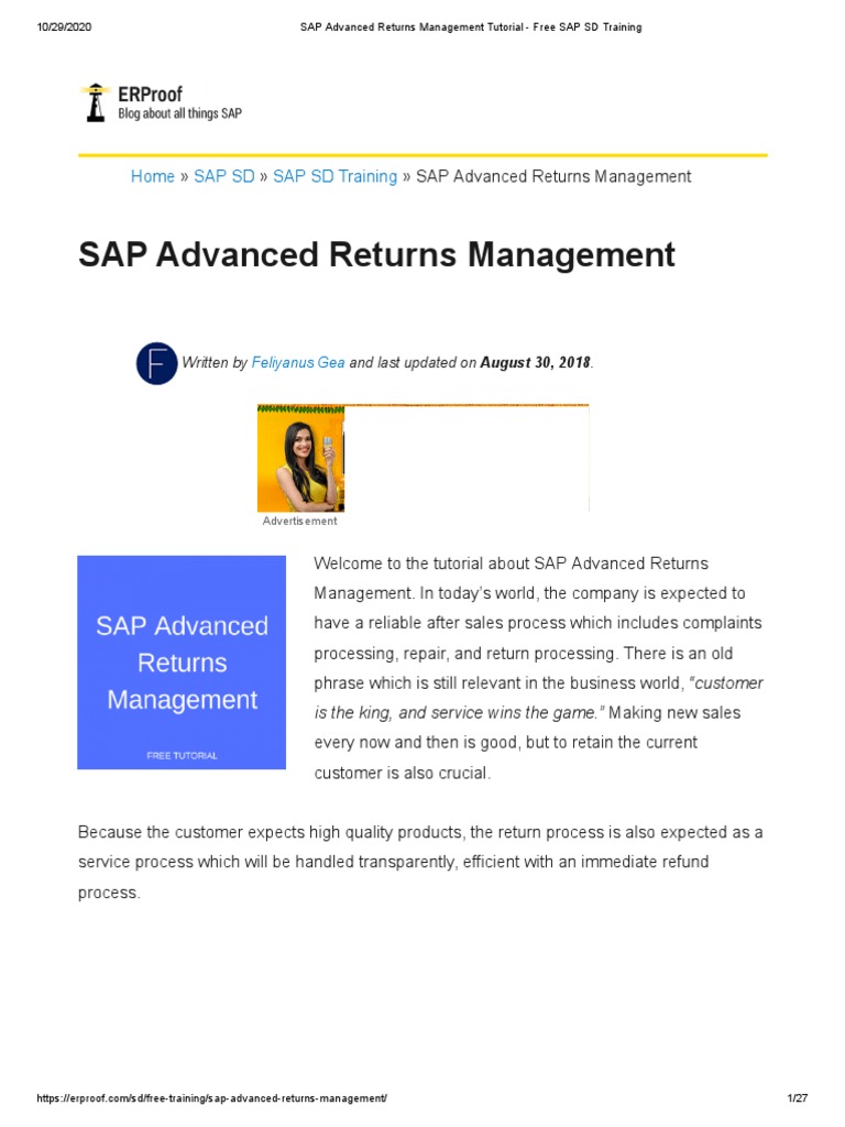Advanced Returns Management 2 | PDF | Receipt | Invoice