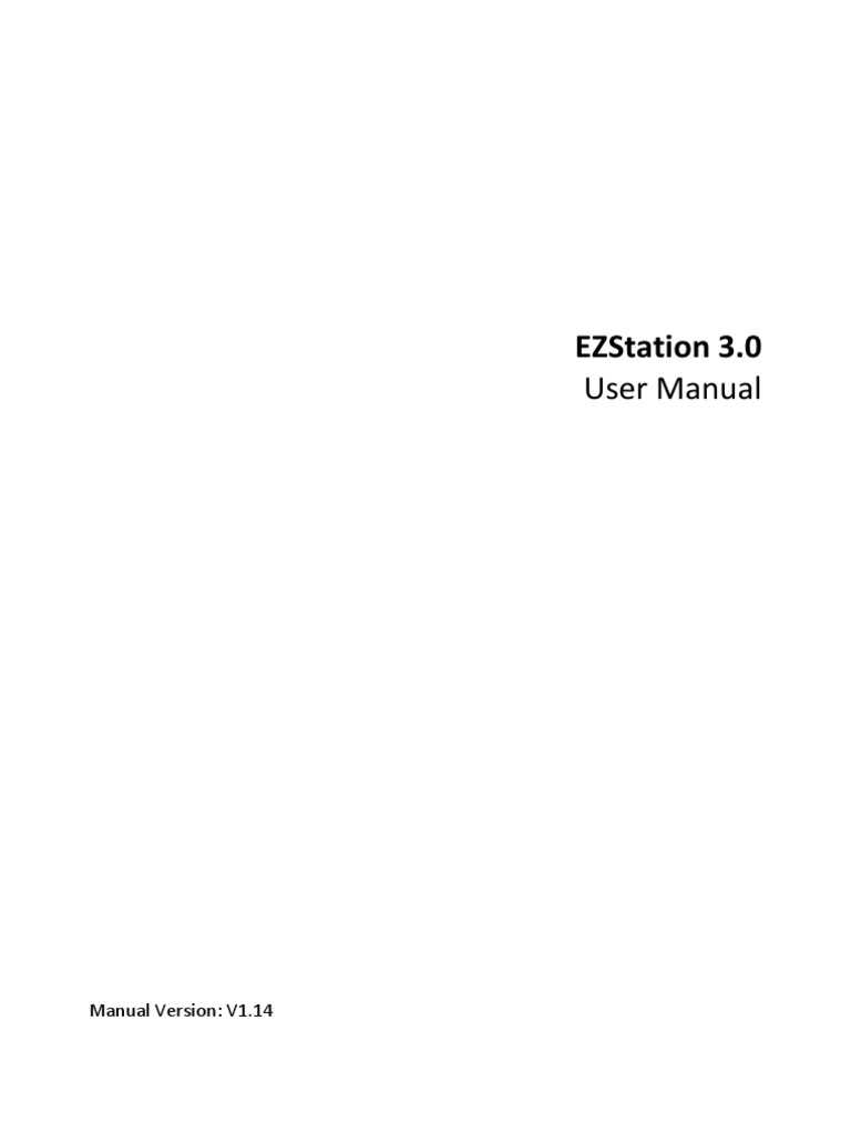 EZStation 3.0 User Guide | PDF