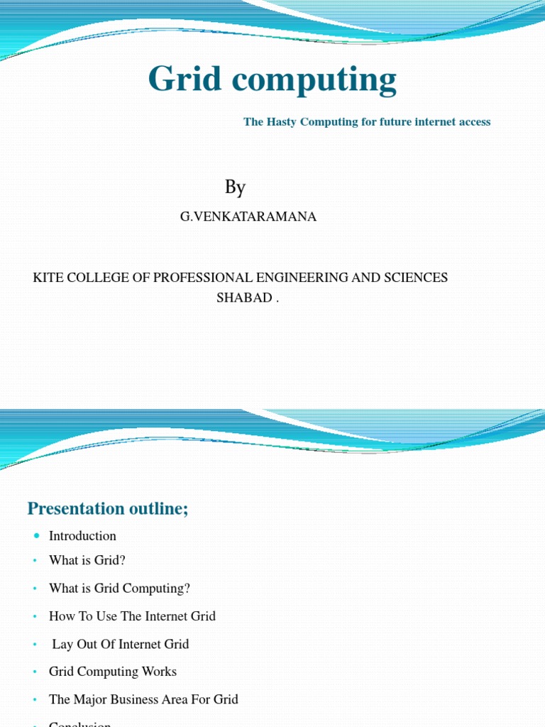 Gridcomputing 1 | PDF | Grid Computing | Computer Network