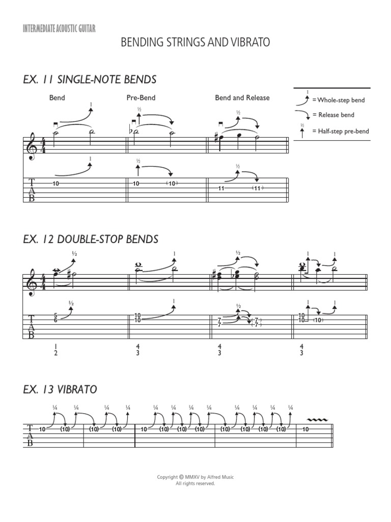 IAG - 1 - New Colors and Textures - 8 - Bending Strings and Vibrato PDF ...