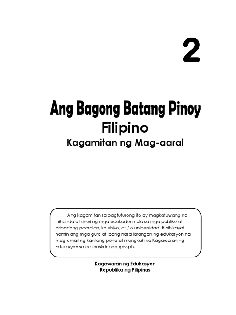 Ang Bagong Batang Pinoy 2 | PDF