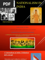 Mind Map - Nationalism in India | PDF | Mahatma Gandhi | Nonviolence