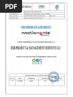 Method Statement For Plastering | PDF | Plaster | Specification (Technical Standard)