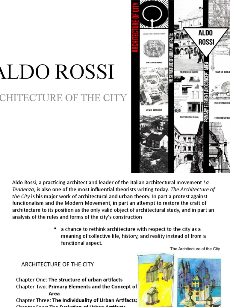 Aldo Rossi: Architecture of The City | PDF | Space | Theory