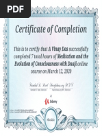 Udemy Course Completion Certificate Format | PDF