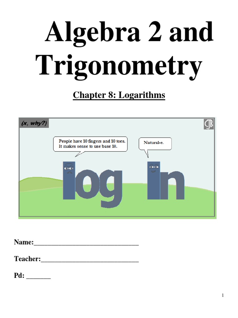 Logarithm Packet ATW 2015 | PDF | Compound Interest | Logarithm
