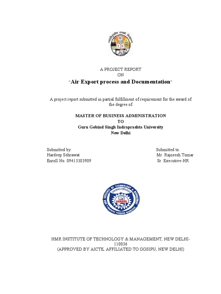 Air Export Process and Documentation | PDF | Behavior Modification ...