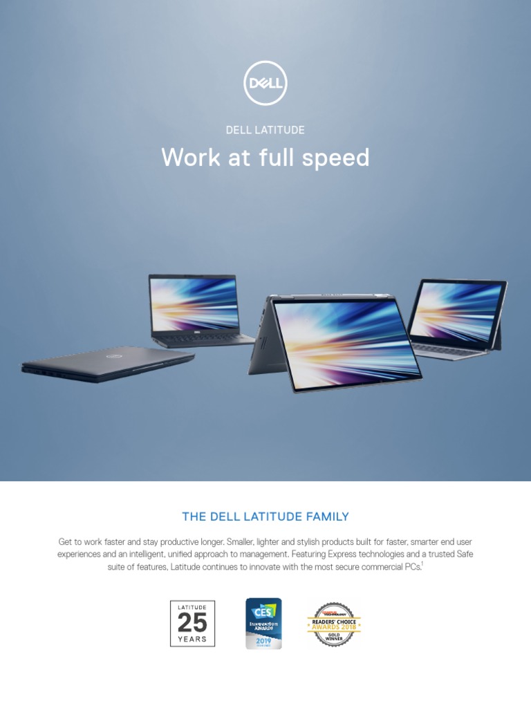 Work at Full Speed: Dell Latitude | PDF