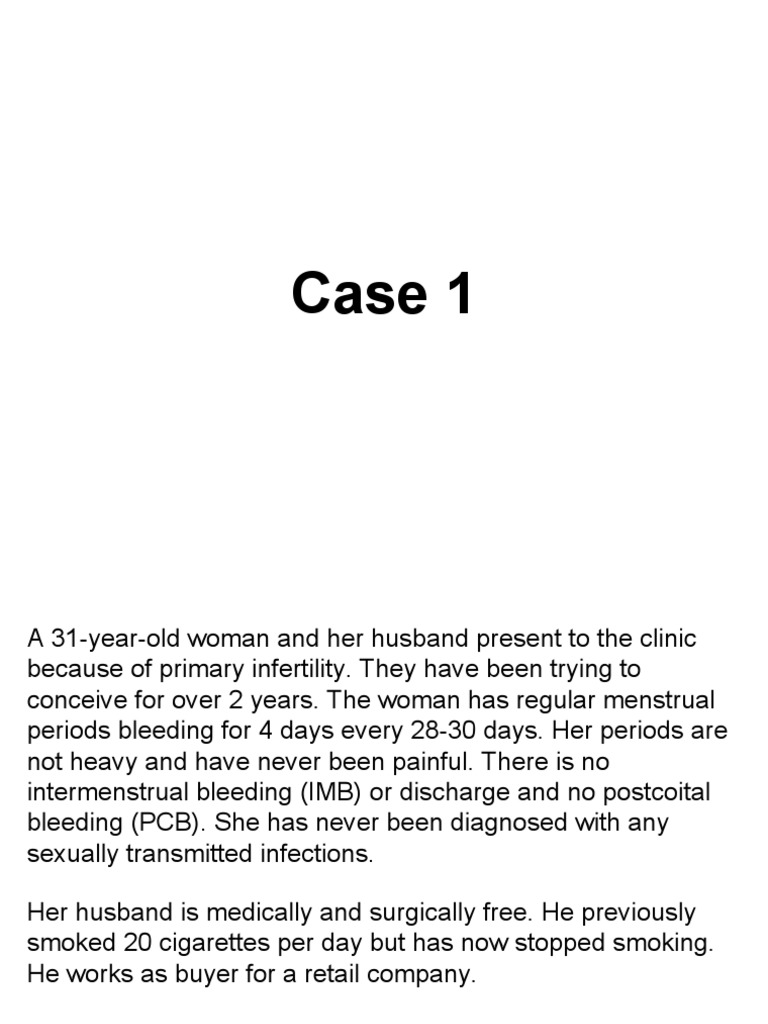 Case 1 | PDF | Vagina | Childbirth