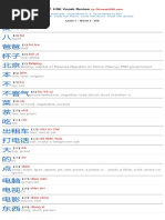 HSK 1 Character List and Vocabulary | PDF | Standard Chinese | Mandarin ...