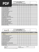 Bobcat Daily Inspection Checklist: Operator's Name: Signature Badge No ...