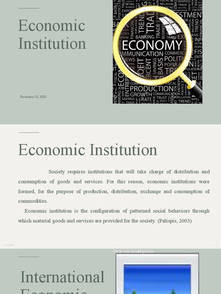 10 - Lesson 10 Economic Institution | PDF | World Trade Organization ...