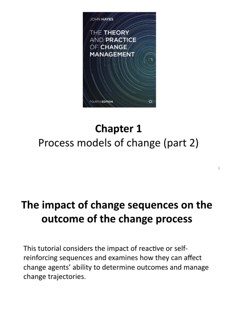 Process Models of Change (Part 2) | PDF | Emergence | Behavioural Sciences