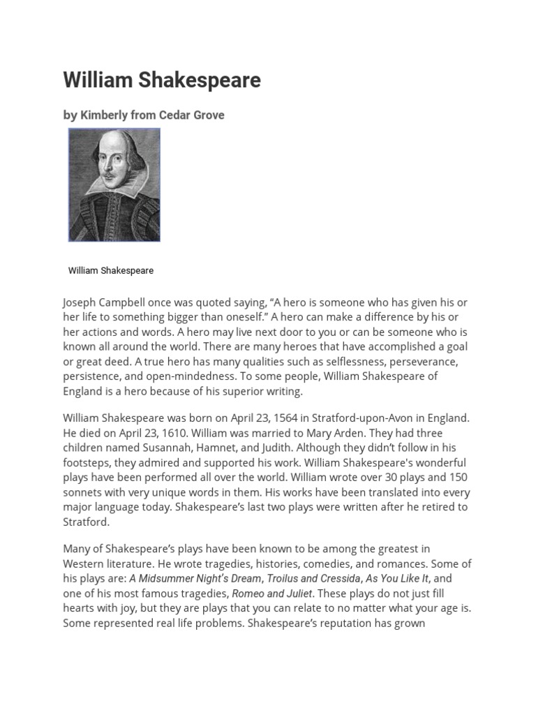 William Shakespeare | PDF | William Shakespeare | Poetry