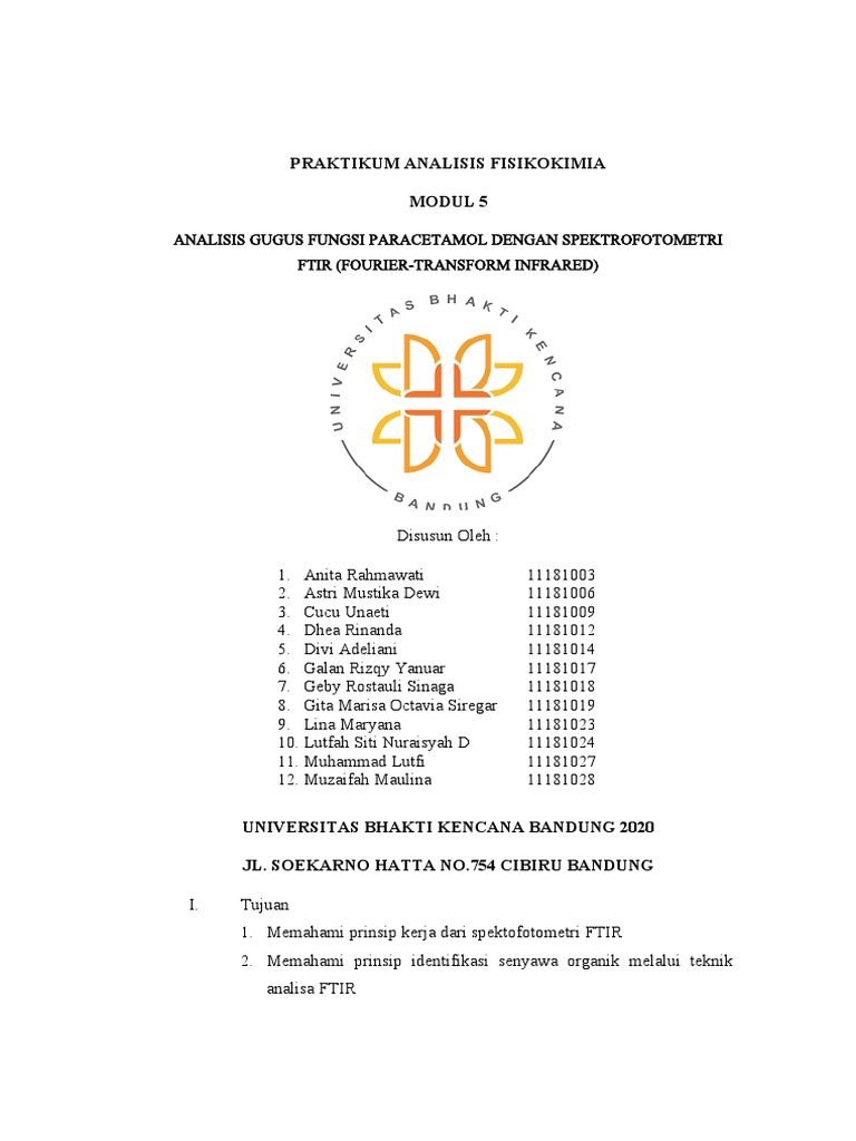 Cover, Tujuan, Prinsip, Dapus | PDF | Sains & Matematika